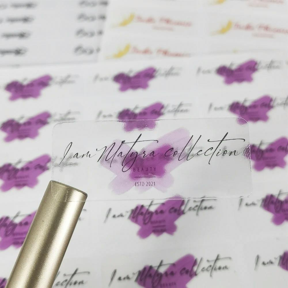 Custom Printed Eyelash Bottle Labels - undefined - by JCG Factory | Pietra