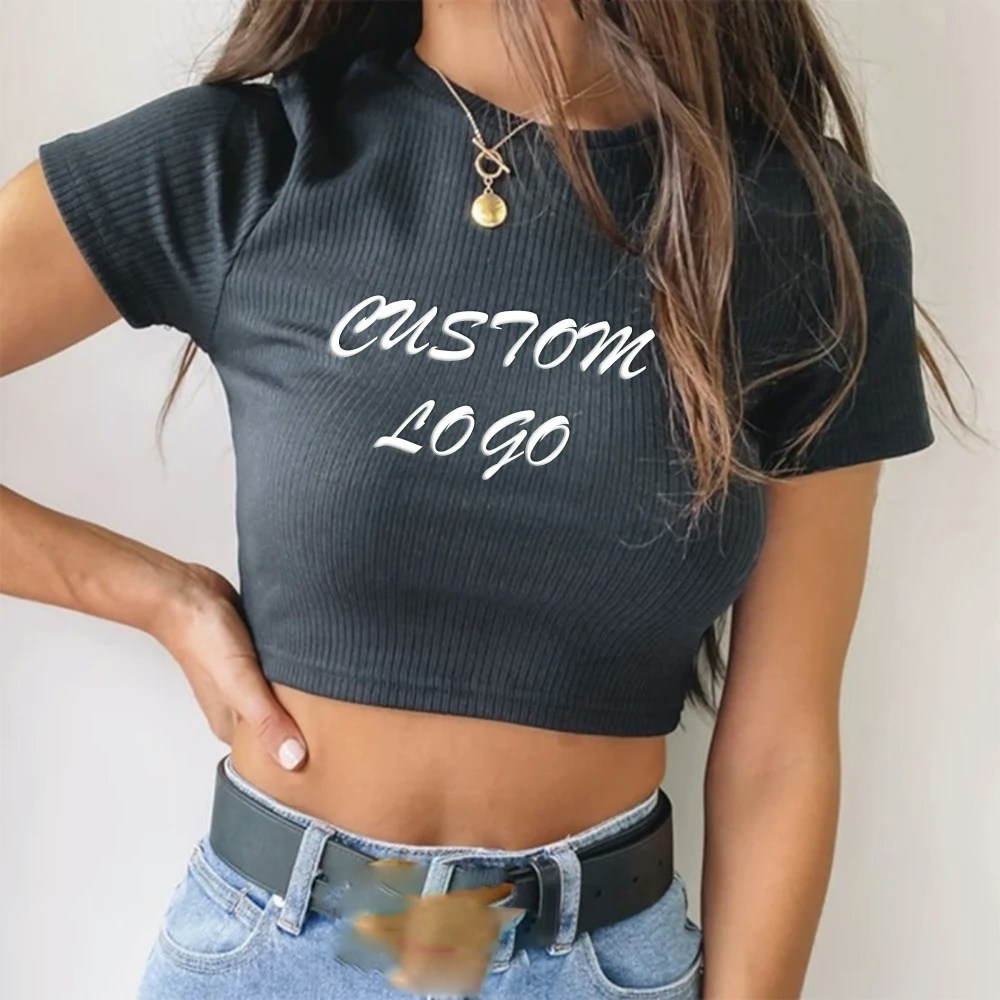 Custom White Crop Top for Women - Women's Apparel - by LifeSport2U ...