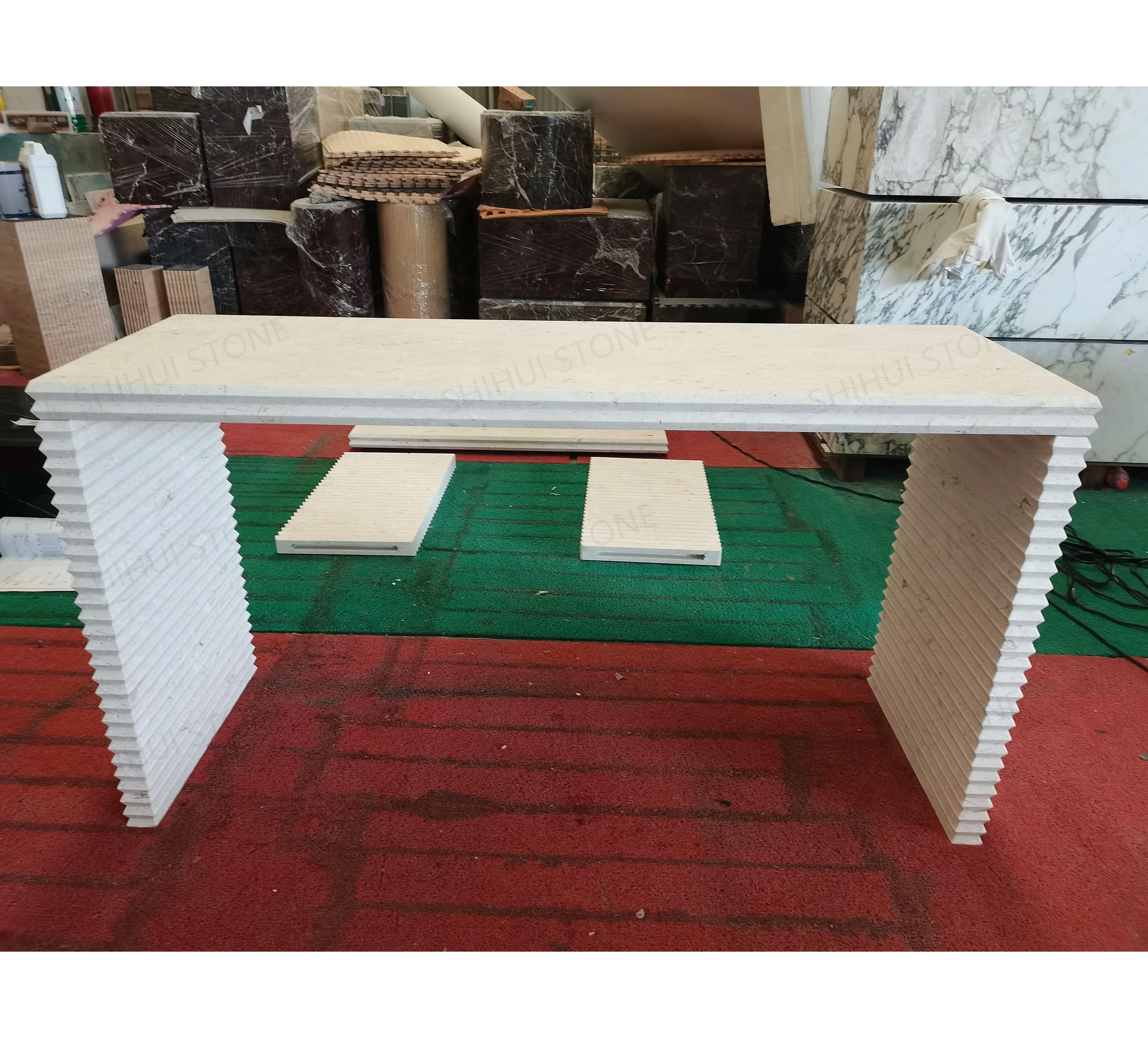 Shihui Modern Hallway Stone Console Table - Home Goods - by Shihui ...