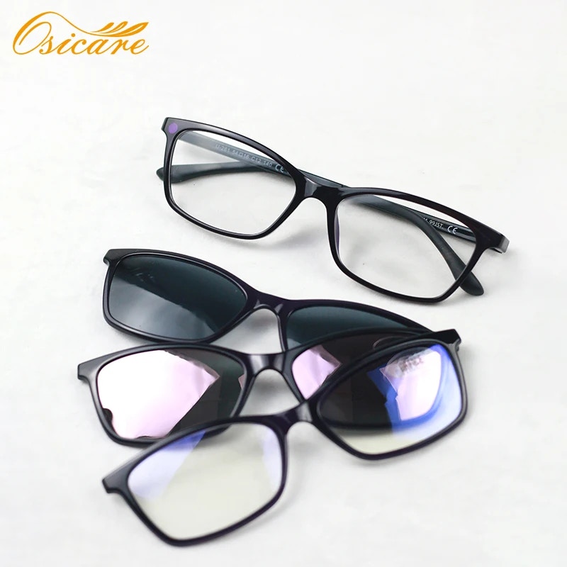 Ultem Optical Frame with Magnetic Clip-on - Sunglasses - by JR Factory ...