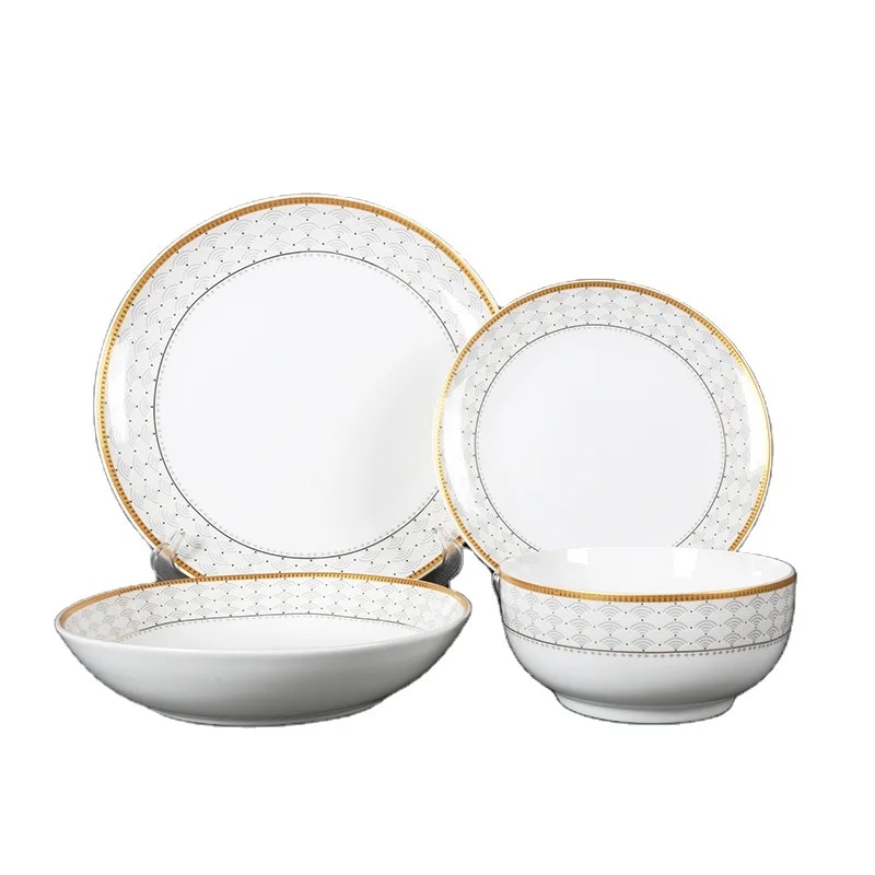 Modern decal dinnerware set with custom logo - Home Goods - by Leho ...